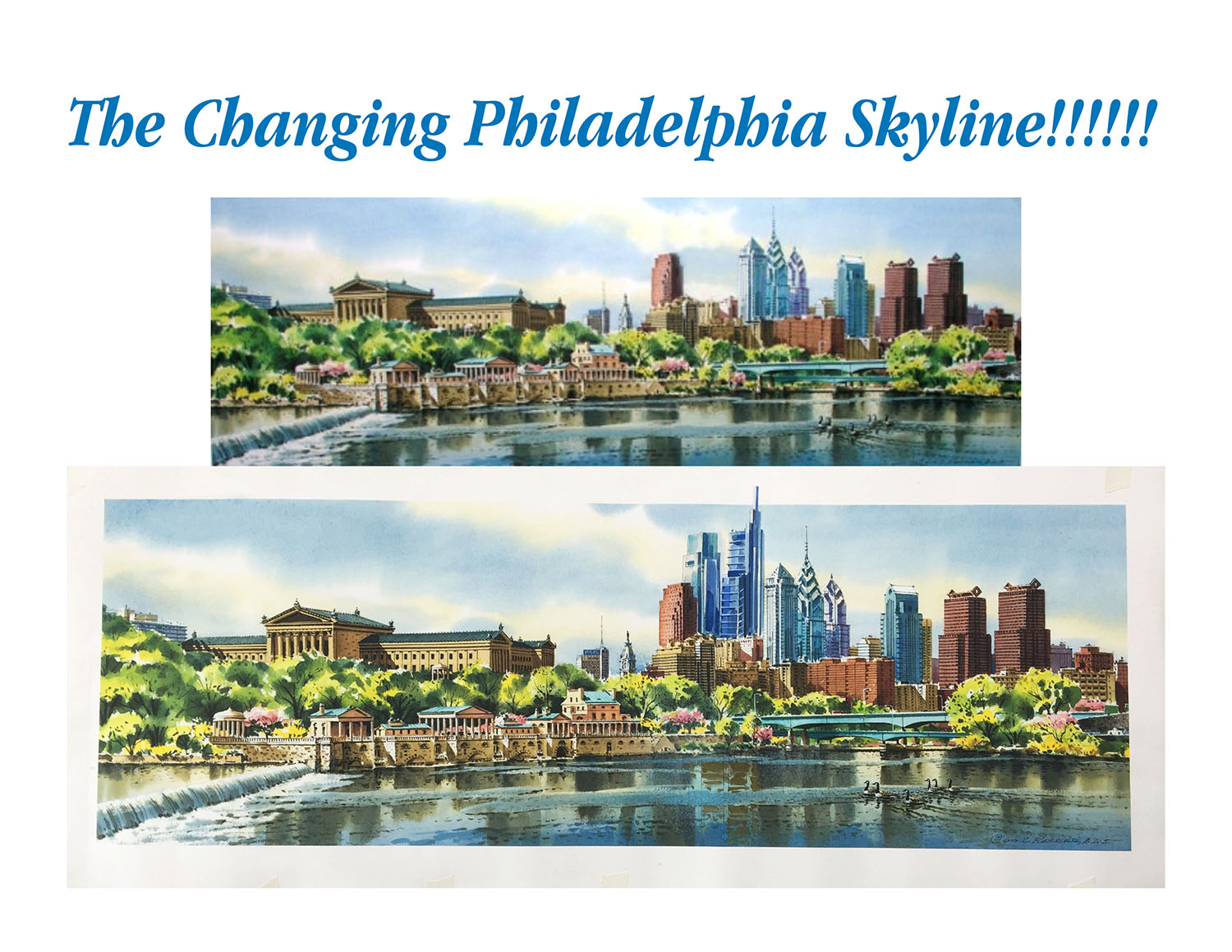 The Changing Philadelphia Skyline | William Ressler A.W.S