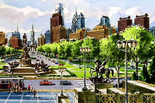 Summer Skyline | William Ressler A.W.S